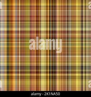 Woodland brown tartan seamless pattern textile. Tonal autumnal forest ...