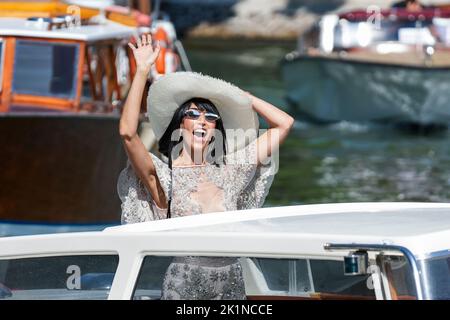 Nina Zilli is seen during the 79th Venice International Film Festival ...