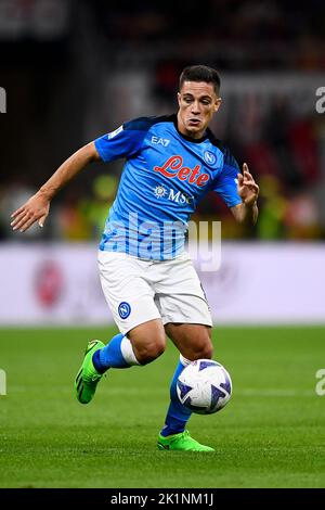 Giacomo Raspadori player of Napoli, during the match serieA italian championship Napoli vs ...