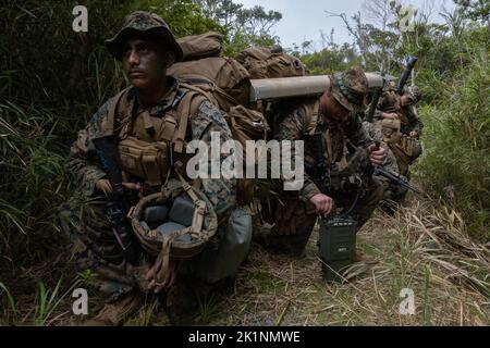 U.S. Marines assigned to Maritime Surveillance Platoon, 3rd ...
