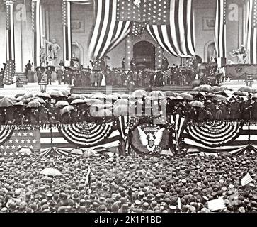 Inauguration of President Cleveland Stock Photo - Alamy
