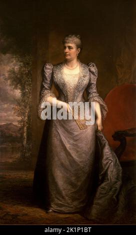 Caroline Lavinia Scott Harrison, wife of President Benjamin Harrison ...