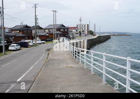 Himakajima, Aichi, Japan, 2022/18/09 , Coastline of Himakajima ...