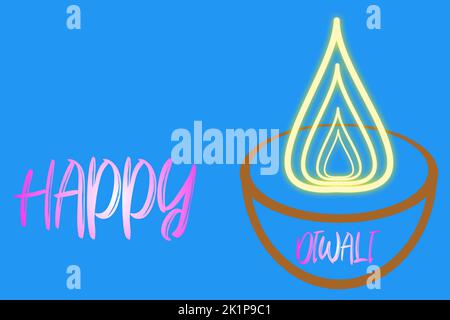 Diwali diya illustration Stock Photo - Alamy