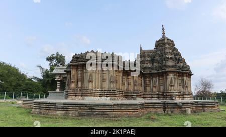 View of Shree Yoga Madhava Temple, Settikere, Tumkur, Karnataka, India ...