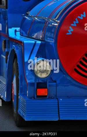 Tourist train for city sightseeing, Vaduz, Liechtenstein, Europe Stock ...