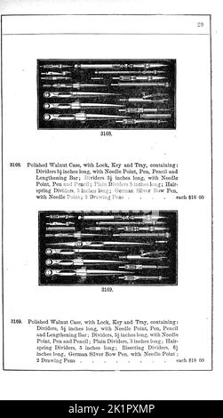 German Draughting Instruments Catalogue of mathematical instruments ...
