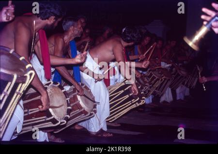 Onam Celebration, Vadhya Pancham (Group of Music Players), Kerala ...