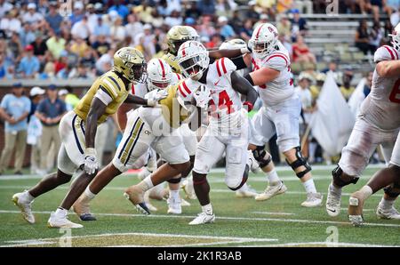 Mississippi running back Ulysses Bentley IV (24) makes a 7-yard ...