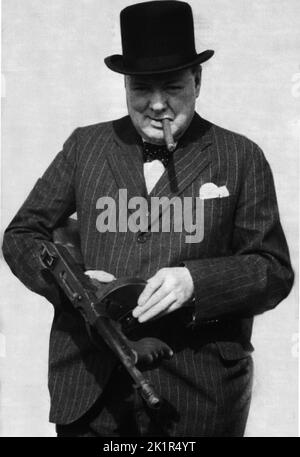 WW2 Thompson Sub Machine Gun on display at the SAS Who Dares Wins ...