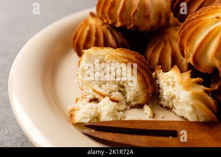 Sweet and Soft Chestnut Cookies Made with Fillings Stock Photo - Alamy