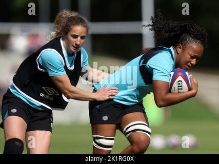 England's Abby Dow during the Women's Rugby World Cup semi-final match ...