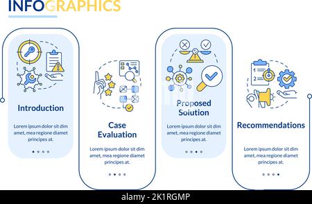 Structure of case study rectangle infographic template Stock Vector Image & Art - Alamy