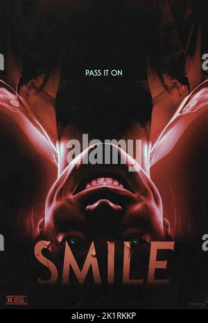 Smile Caitlin Stasey poster Stock Photo - Alamy