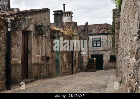 Historical center of Tui, Spain Stock Photo - Alamy