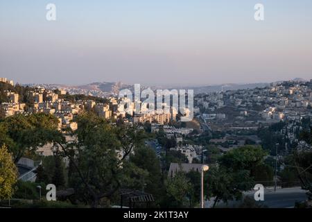 Partial view of East Talpiot or Armon HaNatziv a Jewish neighborhood in ...