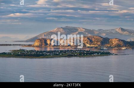View of Giske island in Norway Stock Photo - Alamy