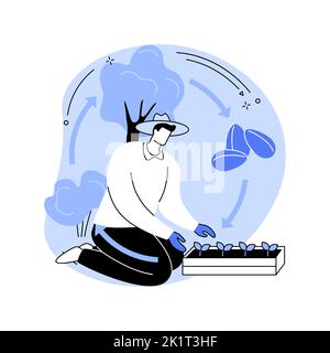 Rotating crops isolated cartoon vector illustrations Stock Vector Image ...