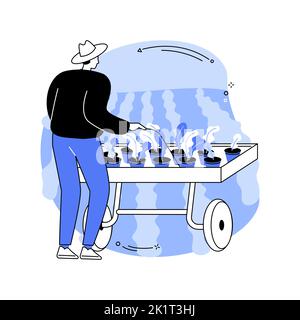 Reducing tillage isolated cartoon vector illustrations Stock Vector ...