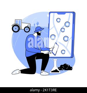 Soil sampling isolated cartoon vector illustrations Stock Vector Image ...