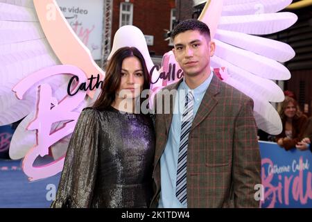 Annie O'Hara and Archie Renaux attending the UK premiere of Catherine ...