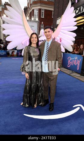 Annie O'Hara and Archie Renaux attending the UK premiere of Catherine ...