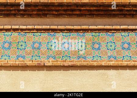 Decorated tiles of the old Slaughterhouse of Tortosa, catalan modernism ...