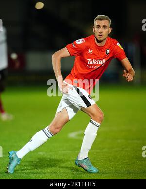 Salford City's Matthew Lund during the Sky Bet League Two match at the ...