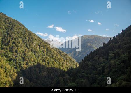 Rize, Turkey - September 2022: Kackar mountains with green forest ...