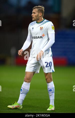 Elliott Nevitt #20 of Tranmere Rovers before the Sky Bet League 2 match ...