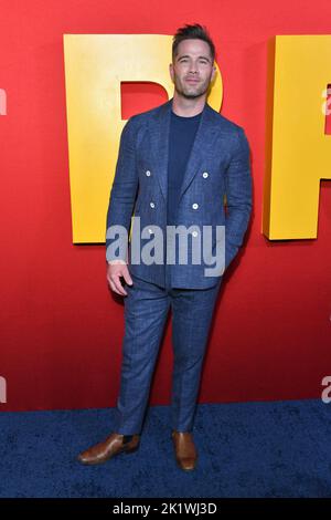 Luke Macfarlane attends the premiere of Universal Pictures's "Bros" at ...