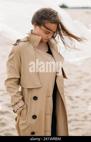 Female protection. Emotional crisis. Disappointment loneliness. Art ...