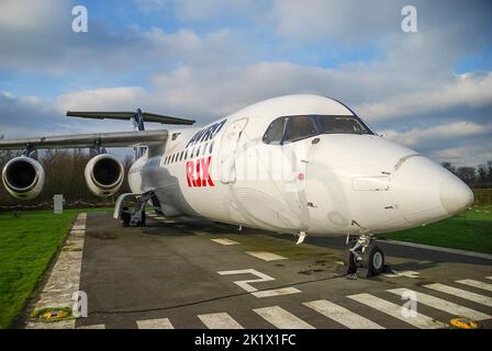 British Aerospace BAE146 Avro RJX, Manchester Airport, United Kingdom ...