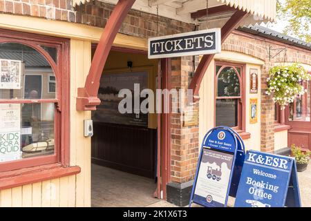 Tenterden, Kent, united kingdom, 21, August, 2022 Tenterden railway ...