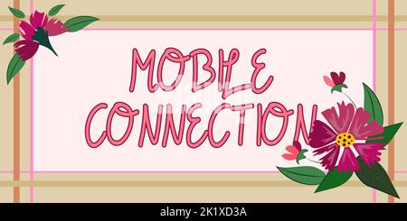 Hand writing sign Mobile Friendly. Word for website is designed to ...