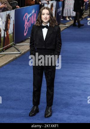 Bella Ramsey seen attending the Into Film Awards 2026 at Odeon Luxe ...