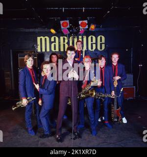 Britisg soul band Q Tips at the Marquee Club 1980 Stock Photo - Alamy