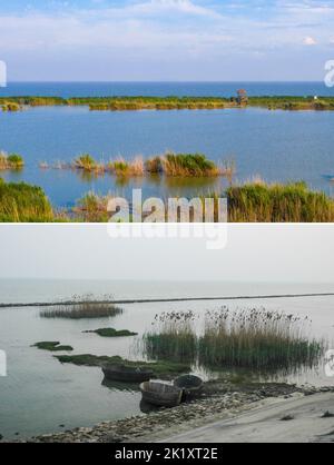 HEFEI, CHINA - APRIL 21, 2022 - A staff member receives nucleic acid ...