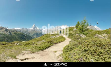 Funicular to Sunnegga, Zermatt, Valais, Switzerland Stock Photo - Alamy