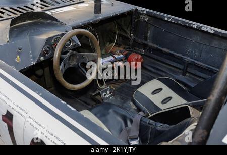 Turin, Italy - September 10, 2022: Chain drive of a vintage car ...