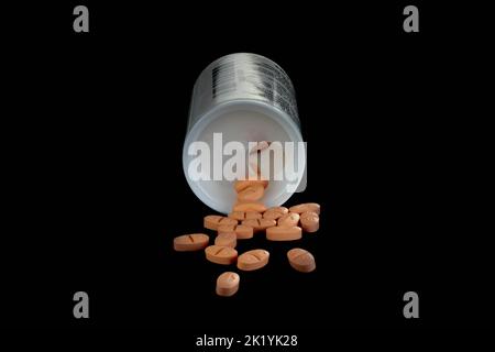 Perindopril ACE inhibitor drug and blood pressure gauge. ACE inhibitors ...