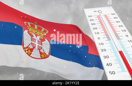 Winter in Serbia Stock Photo - Alamy