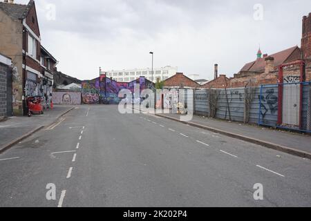 Street in Digbeth near Custard Factory Stock Photo - Alamy