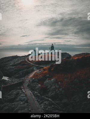 Marstein lighthouse, Norway Stock Photo - Alamy