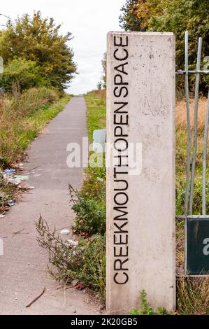 The Barking Creek Barrier is a flood gate on Barking Creek is used to ...