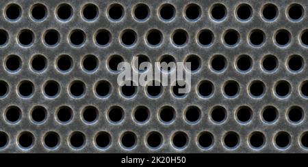 Seamless perforated metal catwalk mesh normal map background texture ...