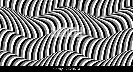 Seamless wavy stripe surface pattern design for print Stock Photo - Alamy