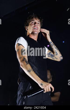 BARCELONA - SEP 10: Role Model (band from the singer Tucker Pillsbury ...