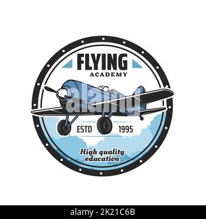 Airplane propeller emblem. Aviators club logo Stock Vector Image & Art ...