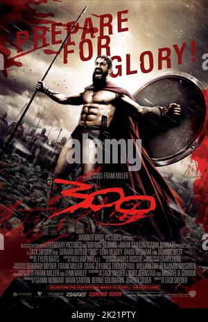 GERARD BUTLER POSTER, 300, 2006 Stock Photo - Alamy
